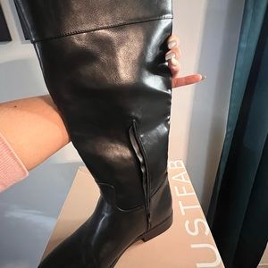 JustFab | Shoes | Brand New Justfab Boots Size 95 Black | Poshmark